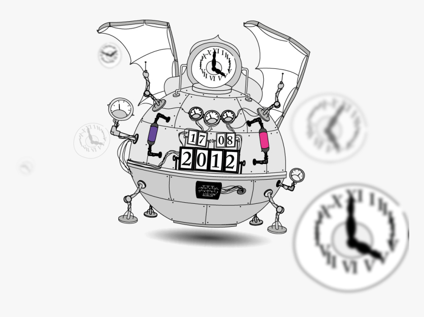 Transparent Copy Machine Clipart - Art Time Machine Drawing, HD Png ...