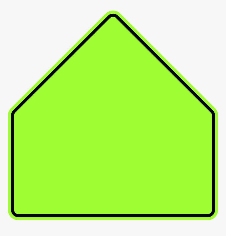 Pentagon Road Sign Green, HD Png Download , Transparent Png Image - PNGitem