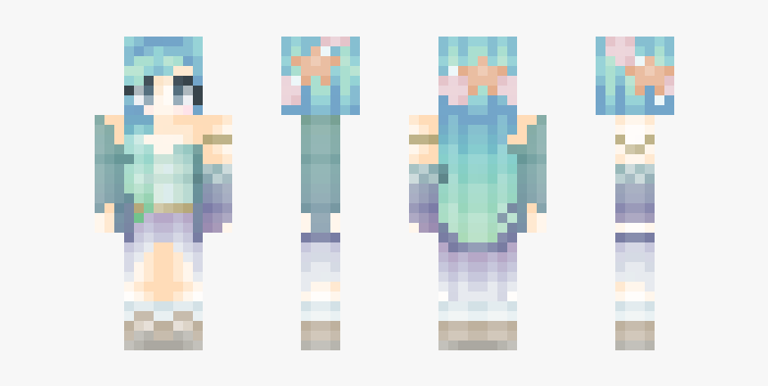 Ocean Dusk Minecraft Skin, HD Png Download , Transparent Png Image ...