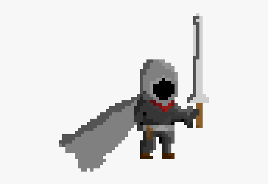 Hooded Figure Pixel Art, HD Png Download , Transparent Png Image - PNGitem