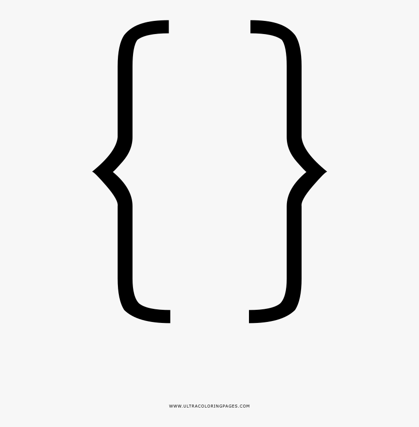 Brackets Coloring Page, HD Png Download , Transparent Png Image - PNGitem