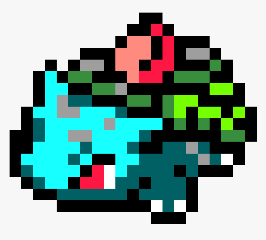 Pixel Art Ivysaur, HD Png Download , Transparent Png Image - PNGitem