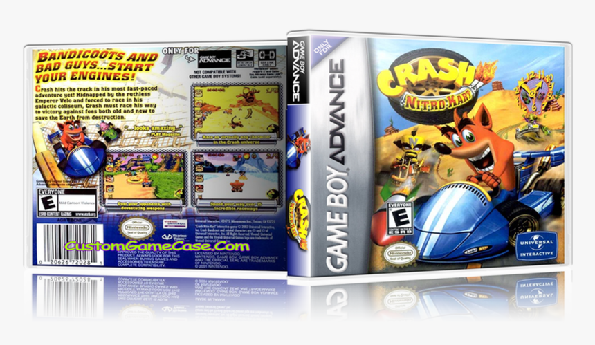 Crash Bandicoot Nitro Kart - Nintendo Game Boy Advance Crash Nitro Kart ...