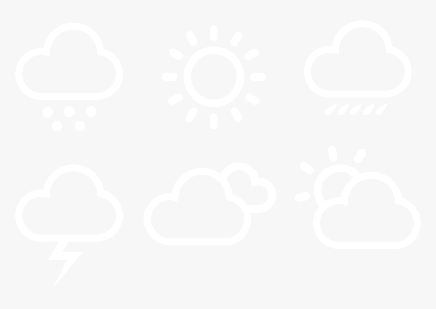 Graphic Weather Icons Png Clip Art - Illustration, Transparent Png ...