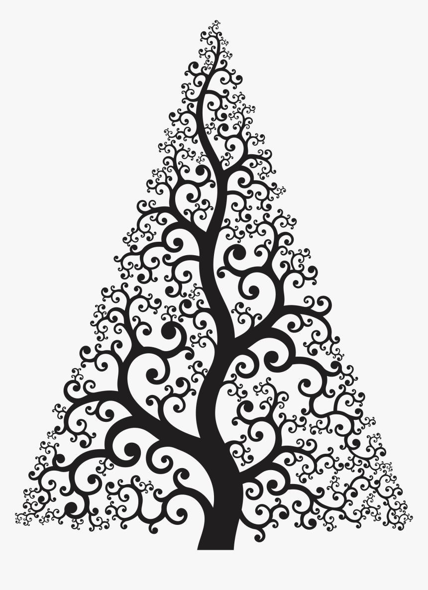 Transparent Christmas Tree Drawing Png, Png Download , Transparent Png ...