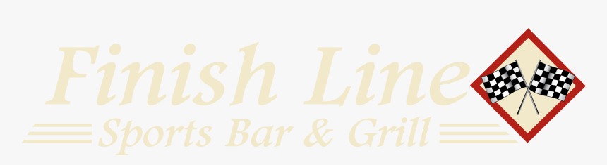 Finish Line Sports Bar And Grill Logo - Calligraphy, HD Png Download ...