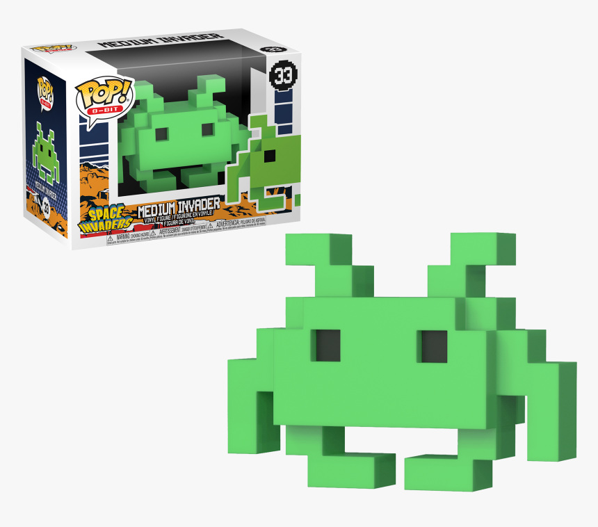 Pop Figure Space Invaders Md Invader 8-bit - 8 Bit Funko Pop, HD Png ...