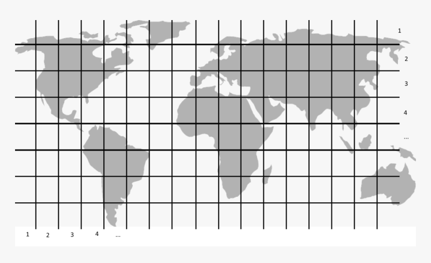 Map Sections - Coordinates Map, HD Png Download , Transparent Png Image ...