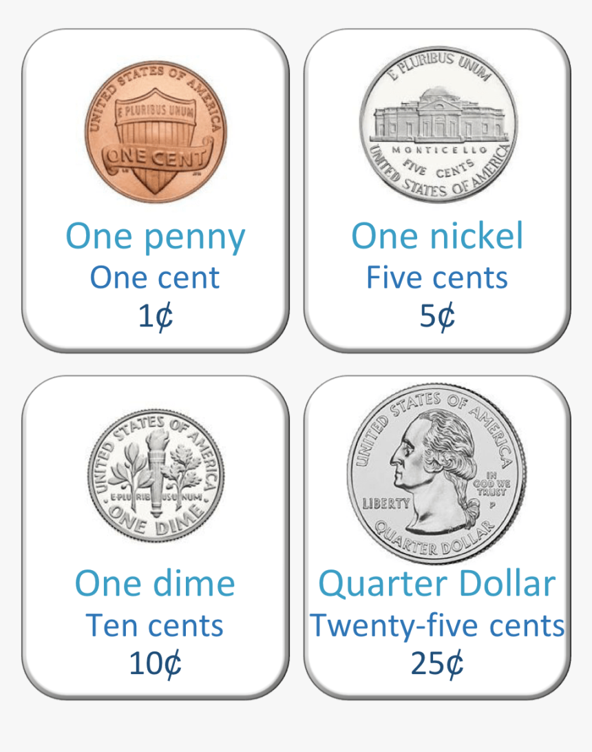 Transparent Pennies Png - Silver, Png Download , Transparent Png Image ...