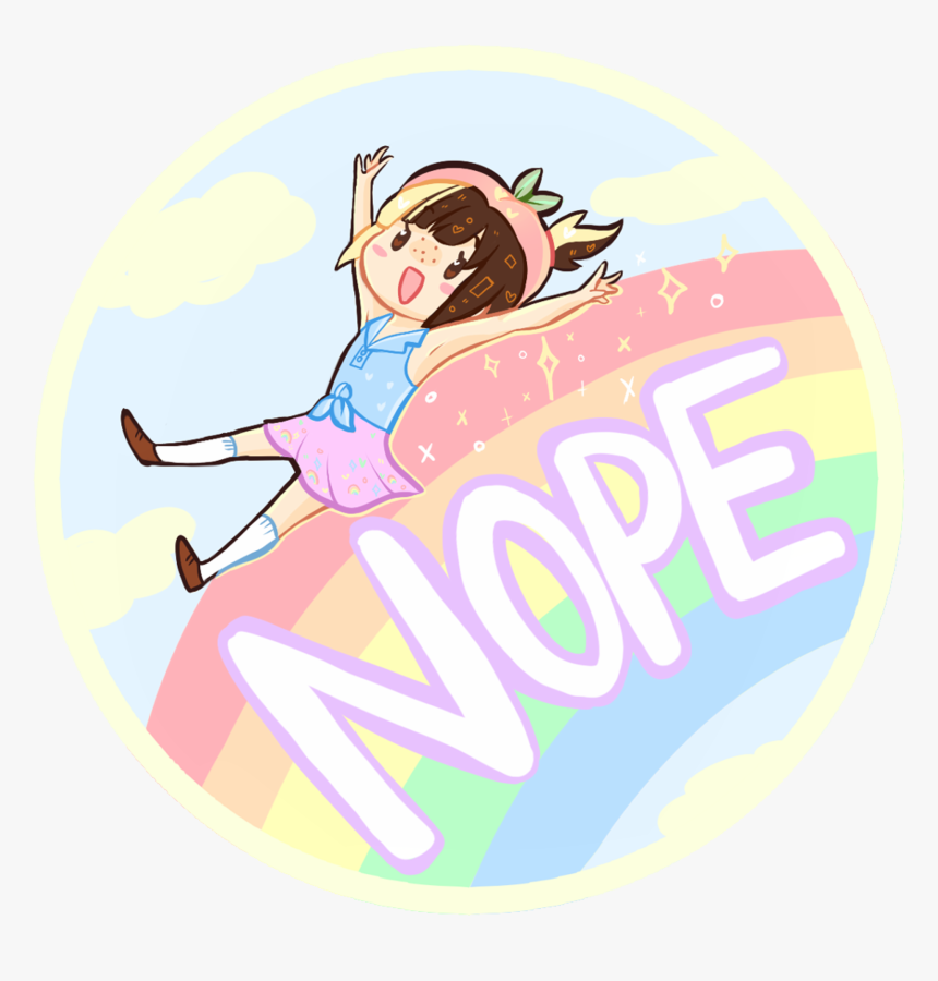 Nope Sticker Original - Cartoon, HD Png Download , Transparent Png ...