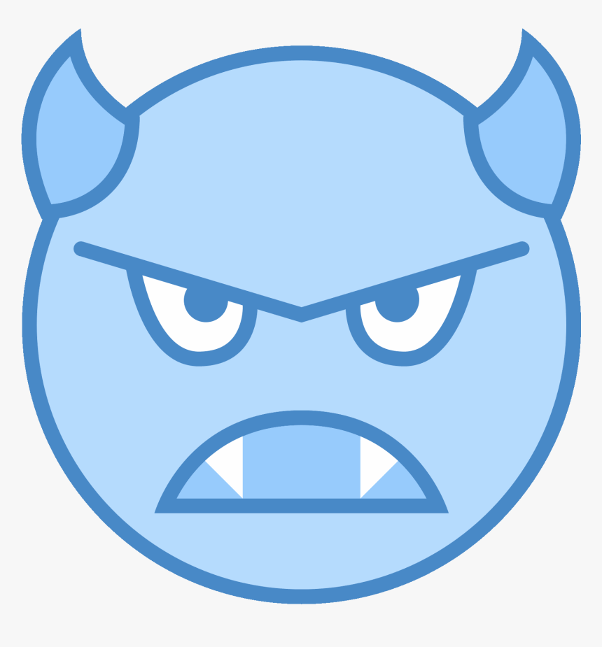 This Icon Is A Round Face That Is Evil - Pbs Kids Go, HD Png Download ...