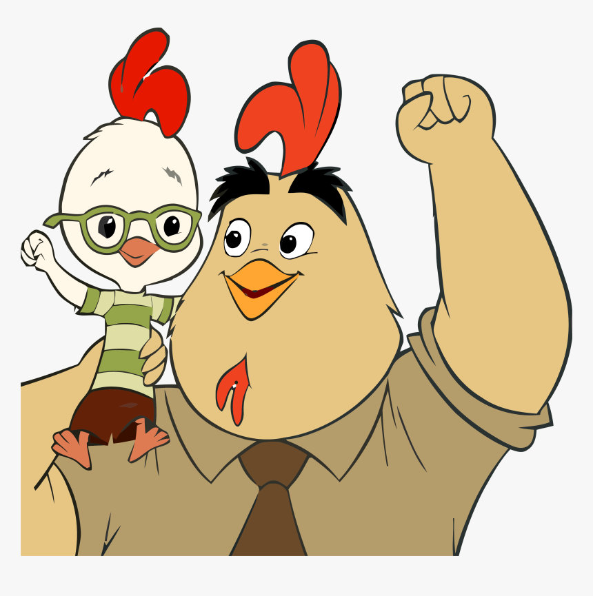 Chicken Little Buck Cluck Win Clipart Png - Happy Fathers Day Chicken ...