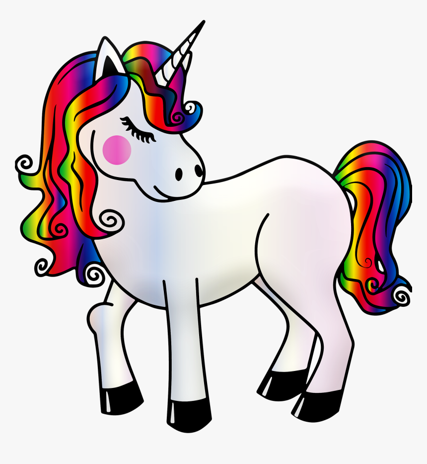 Enhjørning Tegning, HD Png Download , Transparent Png Image - PNGitem