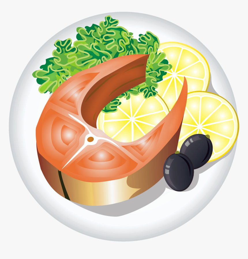 Fish Dinner Clip Art