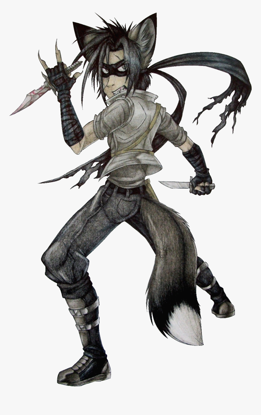 Raiden Silverfox - Cartoon - Silver Fox Cartoon, HD Png Download ...