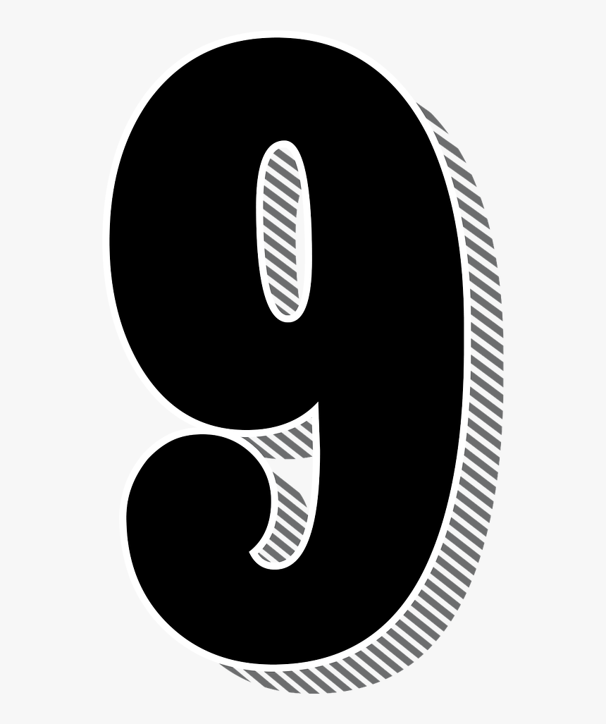 Números Con Sombra Png, Transparent Png , Transparent Png Image - PNGitem