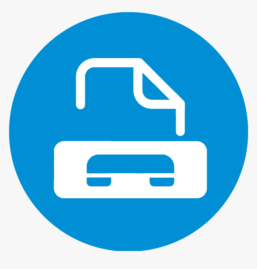 Blue Fax Icon Png , Png Download - Fax Icon Png, Transparent Png ...