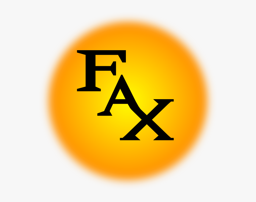Orange Fax Icon Clip Art At Clker - Fax Machine Clip Art, HD Png ...