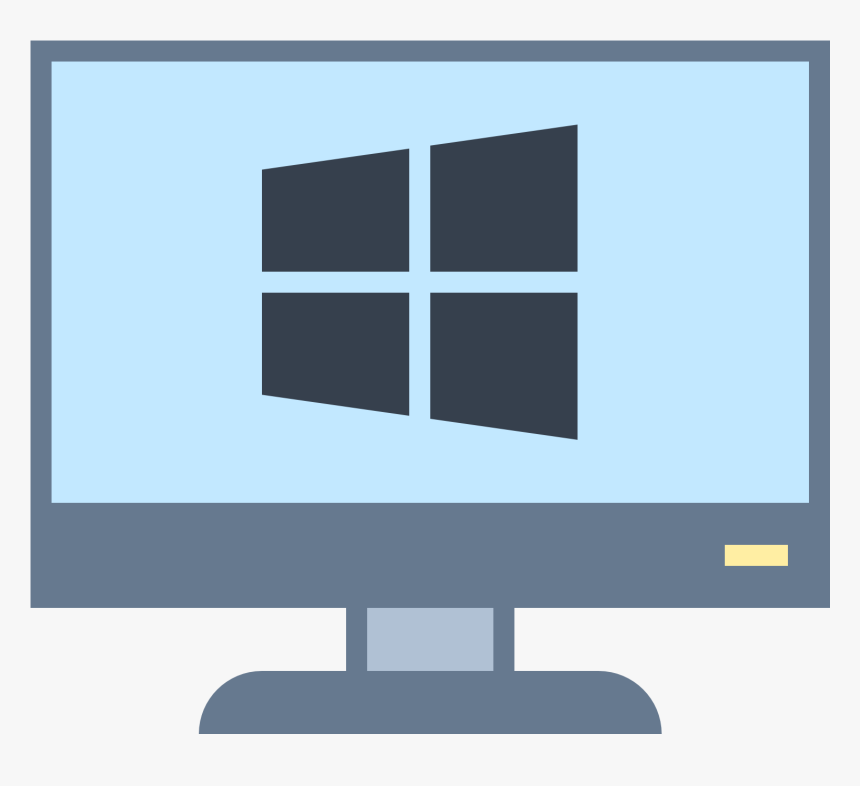 Transparent Computer Monitor Icon Png - Windows Client Icon, Png ...