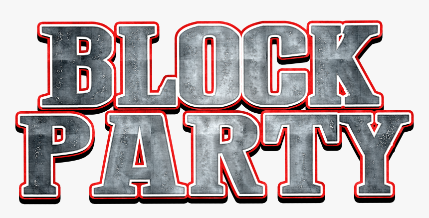 Block Party Logo - Silver, HD Png Download , Transparent Png Image ...