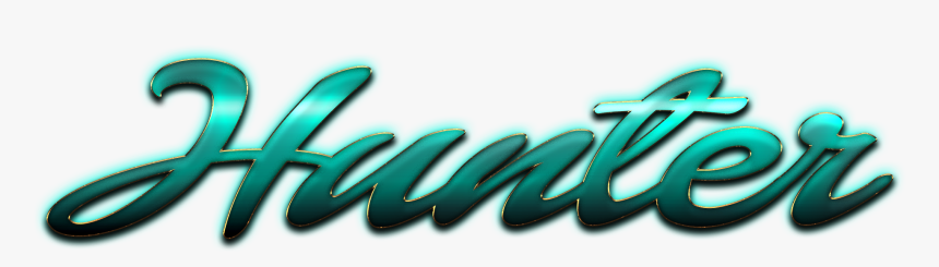 Hunter Name Logo Png - Graphic Design, Transparent Png , Transparent ...