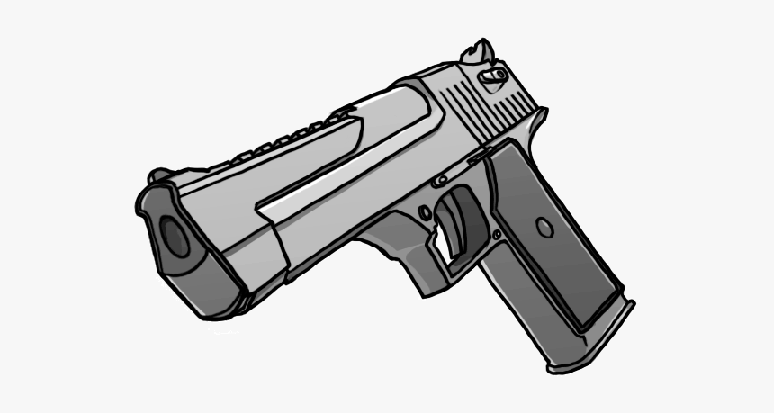 Clip Art Collection Of Free Drawing - Pistol Drawing Png, Transparent ...