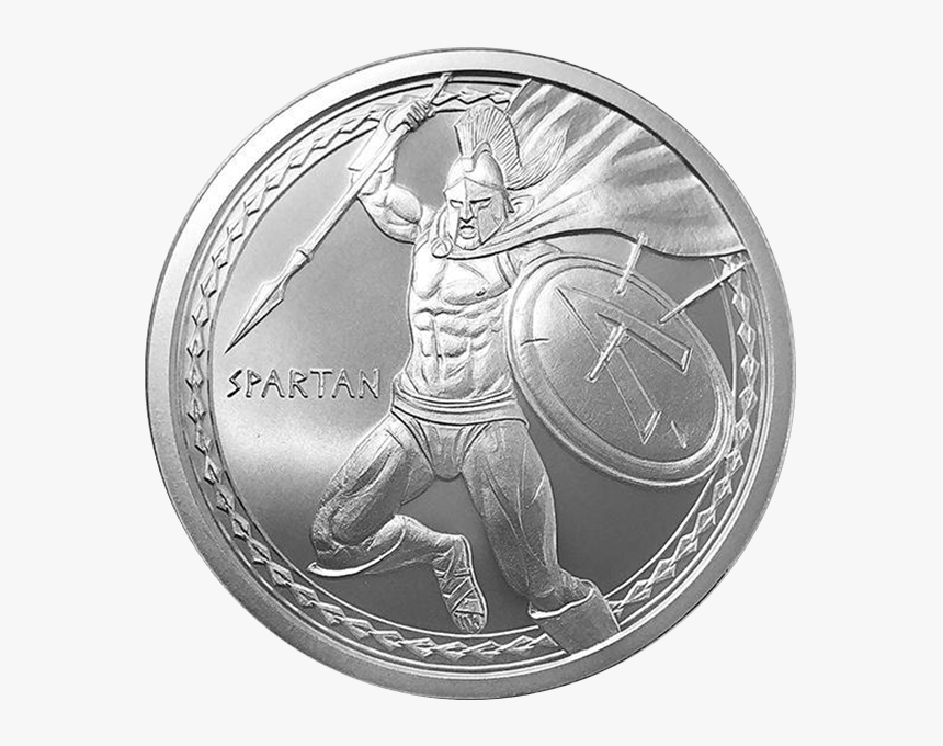 Spartan Warrior Silver Back - 1oz Silver Warrior Series, HD Png ...