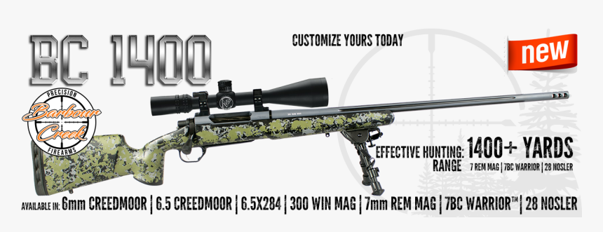 Transparent Rifle Png - Long Range Hunting Rifle, Png Download ...