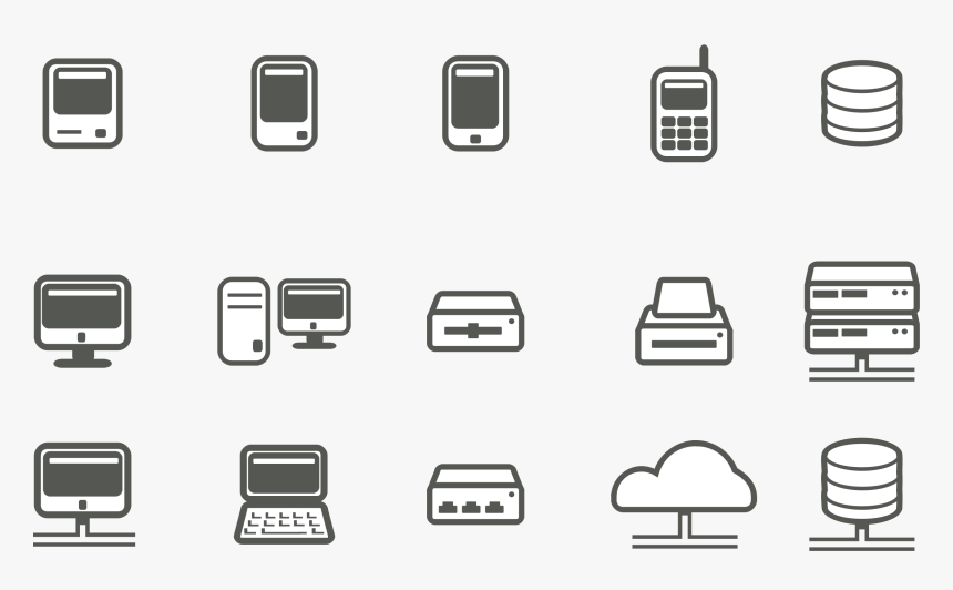 Computer Network Icon - Computer Network Icons Free, HD Png Download ...