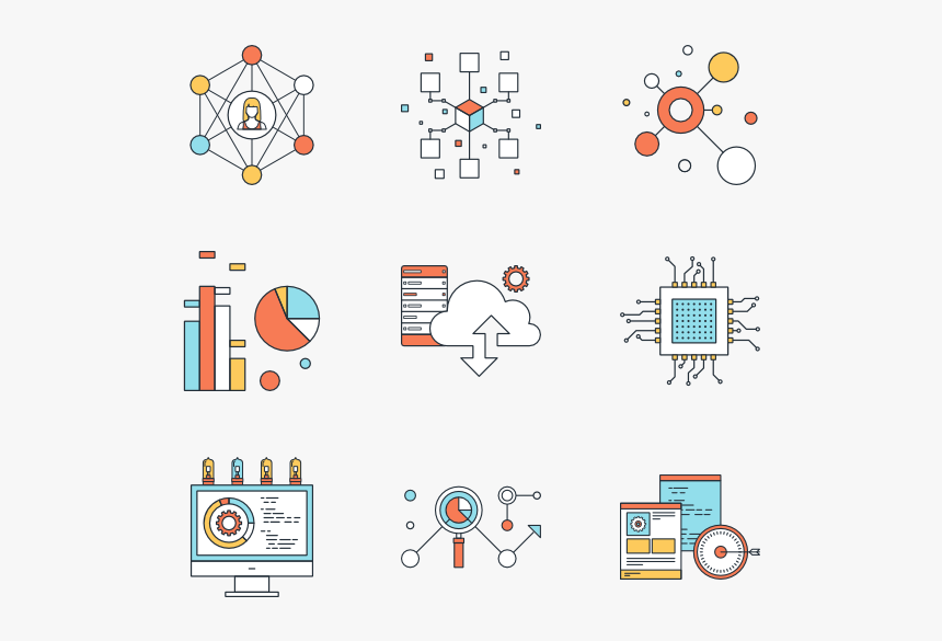 Network And Internet Technology - Free Technology Icons Png ...