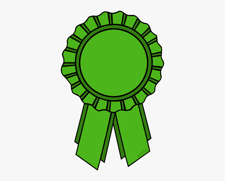 Green Ribbon - Award Ribbon Pink Clipart, HD Png Download , Transparent ...