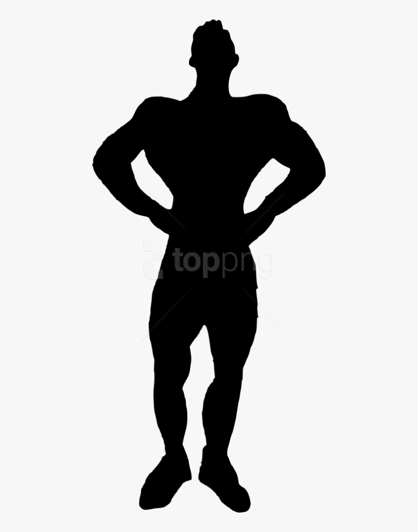 Free Png Muscle Man Bodybuilder Silhouette Png - Silhouette Bodybuilder ...