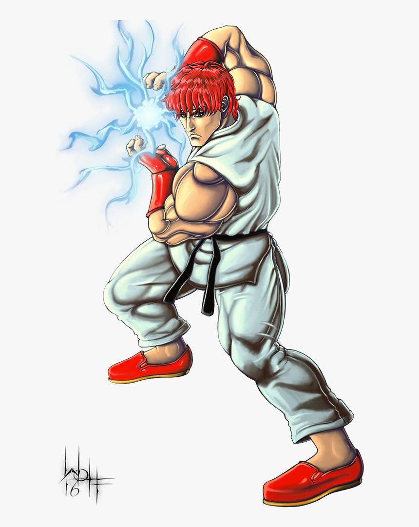 Ryu Hadouken Drawing
