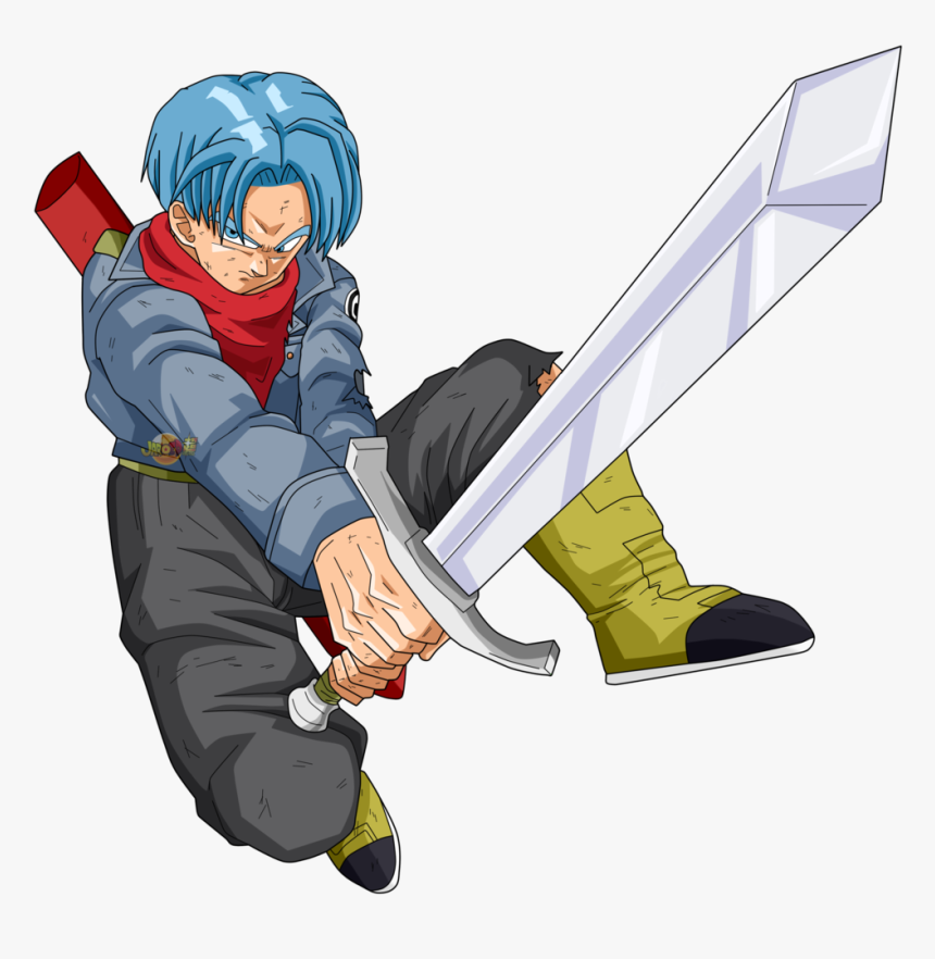 Mirai Trunks Paperbaby - Future Trunks Sword Dbs, HD Png Download ...