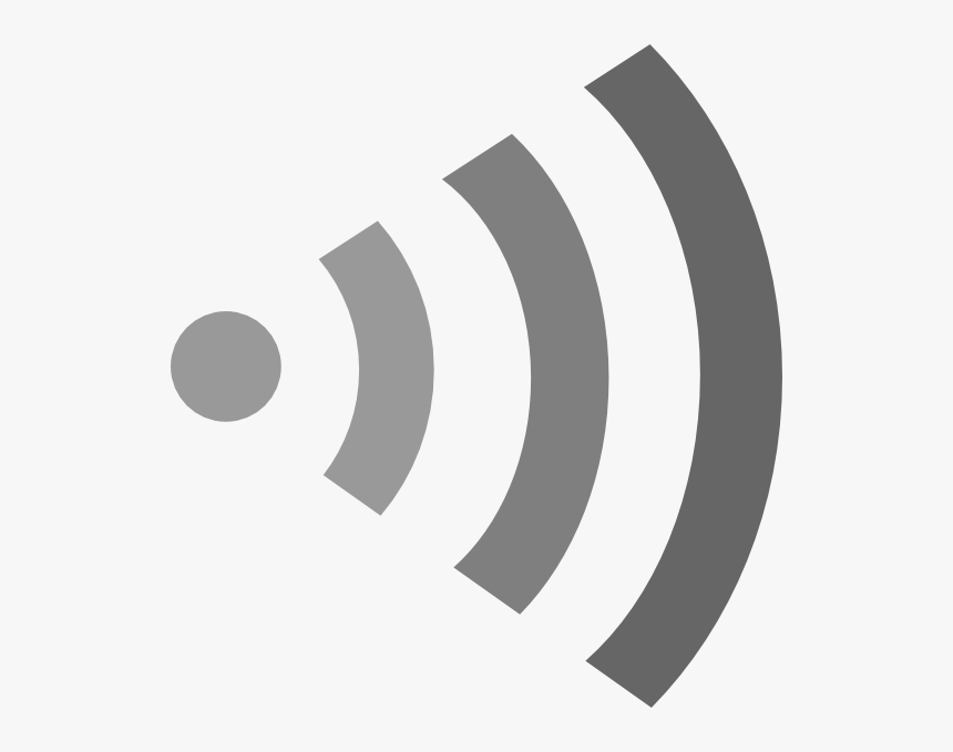 Grey Wifi Logo, HD Png Download , Transparent Png Image - PNGitem