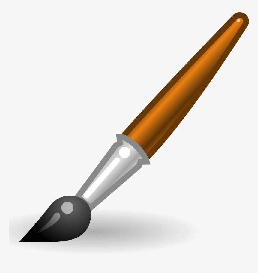 Paint Brush Free Download Png - Brush Tool In Paint, Transparent Png ...