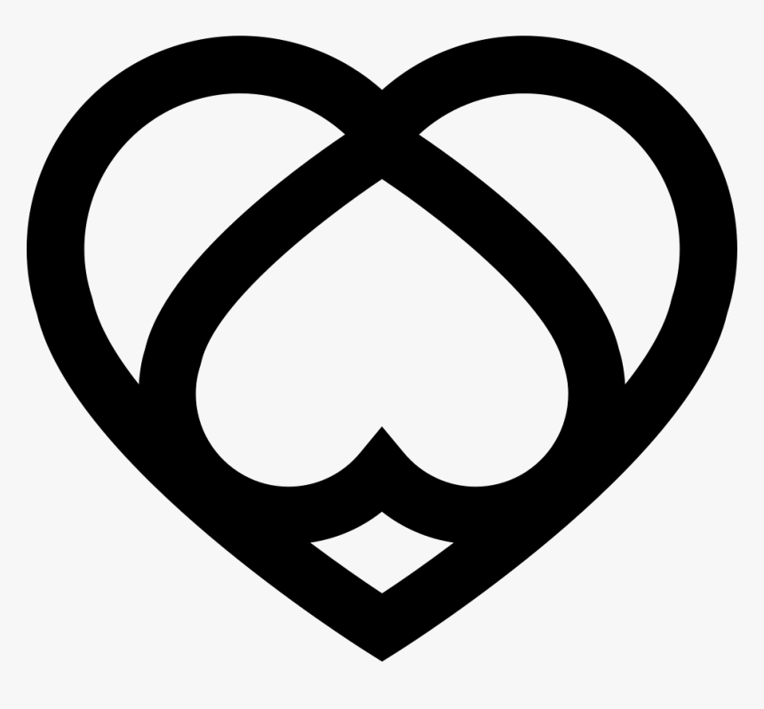 Double Heart - Double Heart Vector, HD Png Download , Transparent Png ...