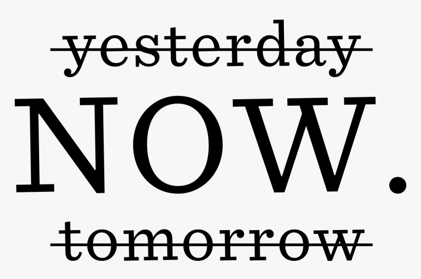 Yesterday Now Tomorrow Svg Cut File - Oval, HD Png Download ...