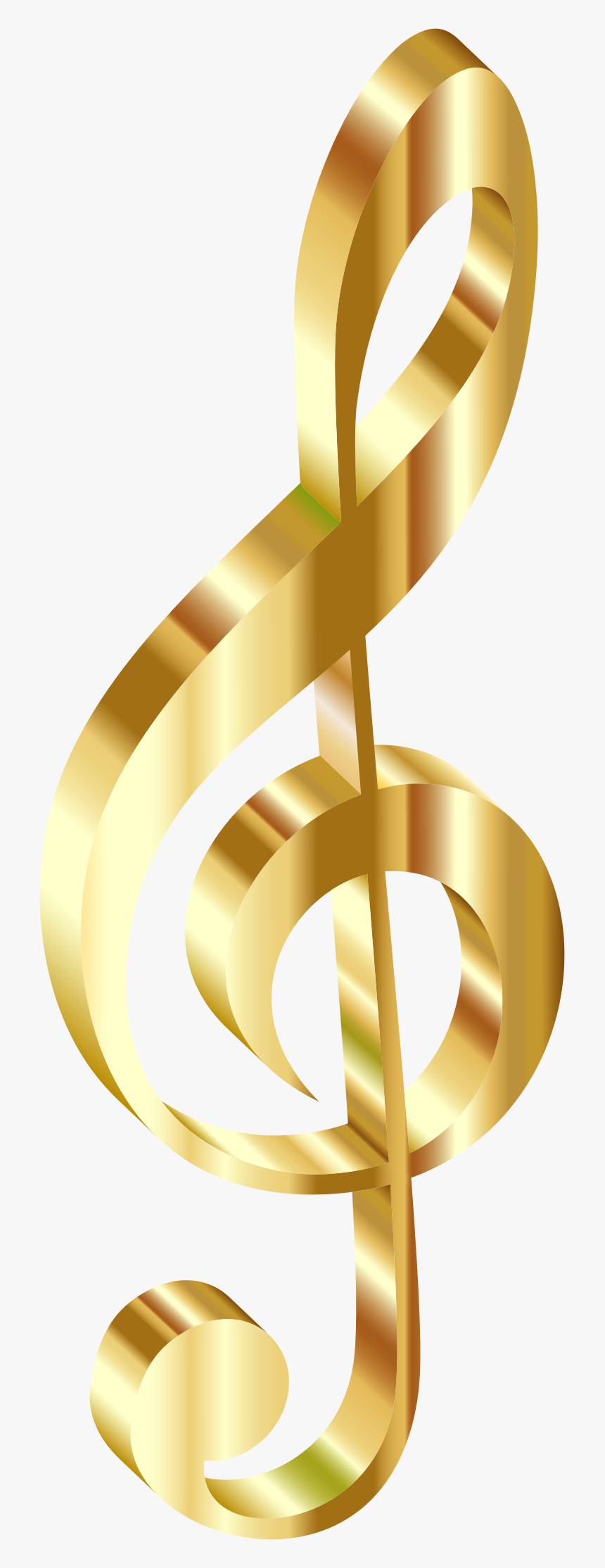 Gold D No Background - Gold Music Notes Transparent Background, HD Png ...