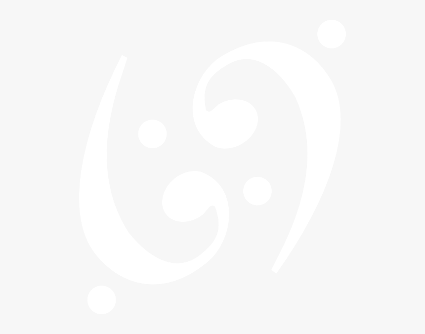 Bass Clef Note Png White, Transparent Png , Transparent Png Image - PNGitem
