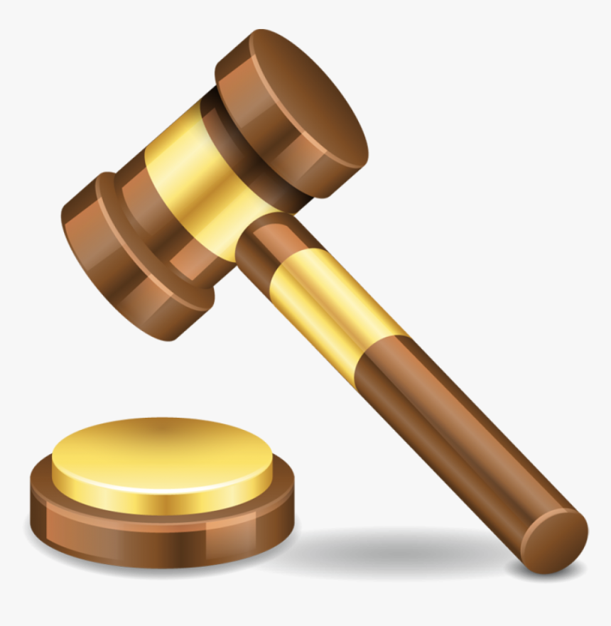 Judge Hammer No Background, HD Png Download , Transparent Png Image ...