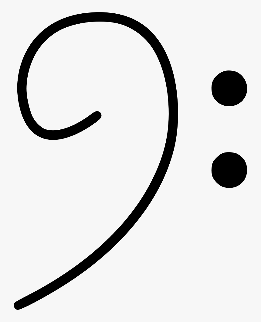 Base Clef Music Note - Circle, HD Png Download , Transparent Png Image ...