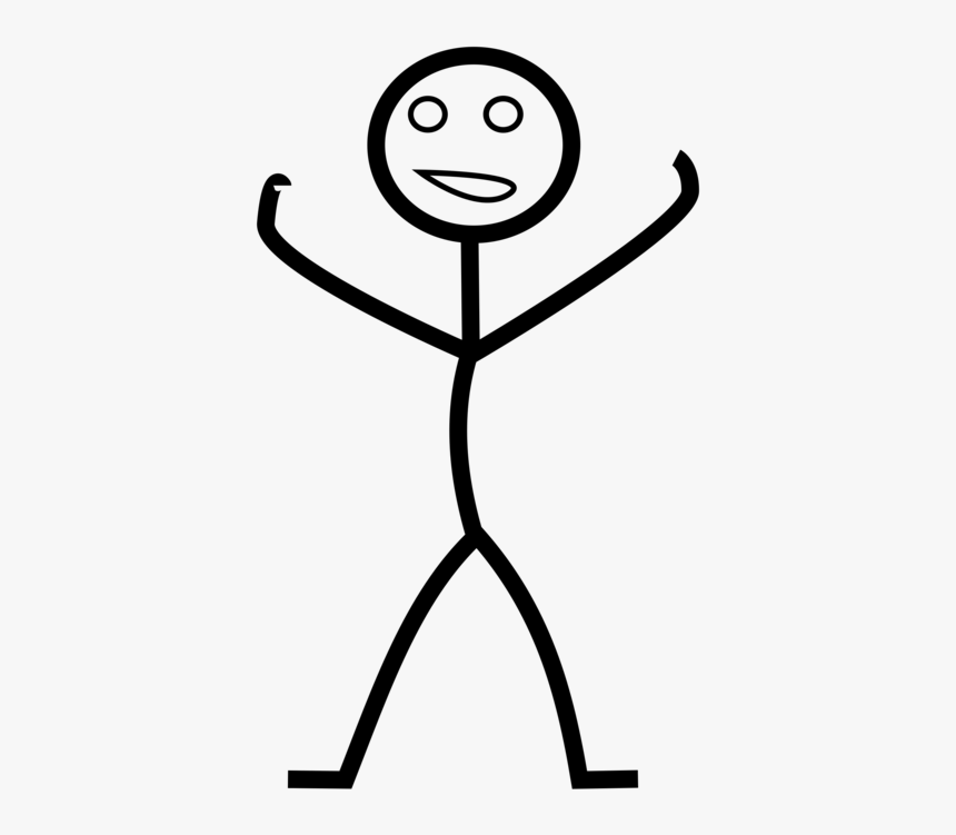 Emotion,human Behavior,smiley - Happy Stick Figure Png, Transparent Png ...
