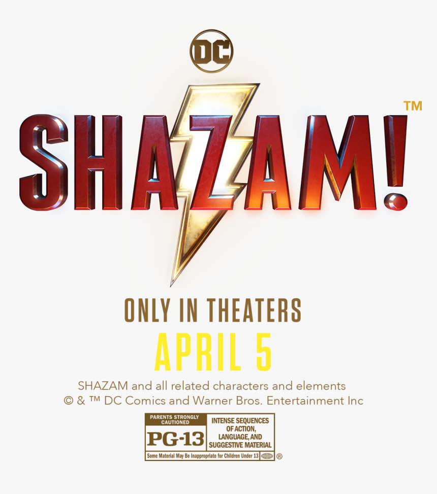 Shazam Movie Logo Png - Linz State Theatre, Transparent Png ...