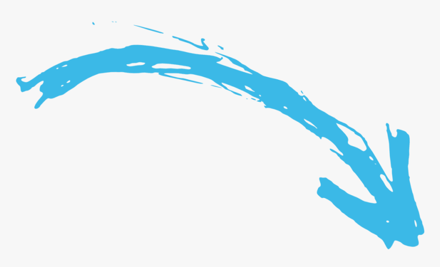 Blue Drawn Arrow Png, Transparent Png , Transparent Png Image - PNGitem