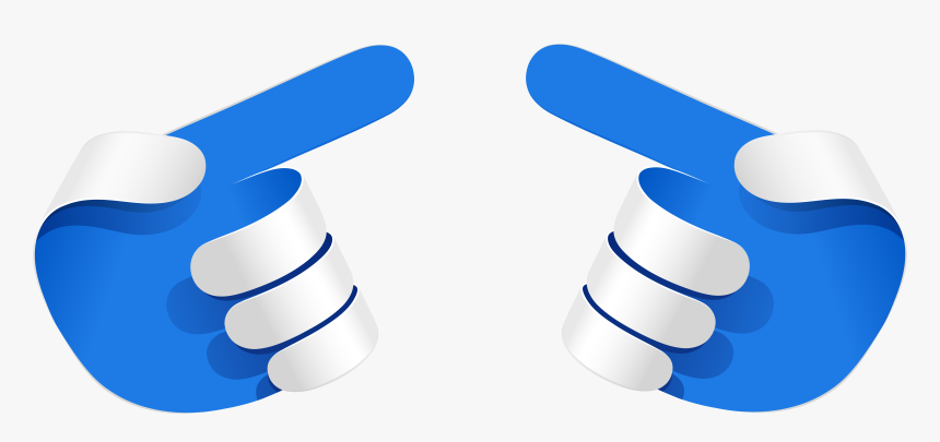 Blue Hands Arrows Transparent Png Clip Art Image - Clip Art Hand Arrow ...