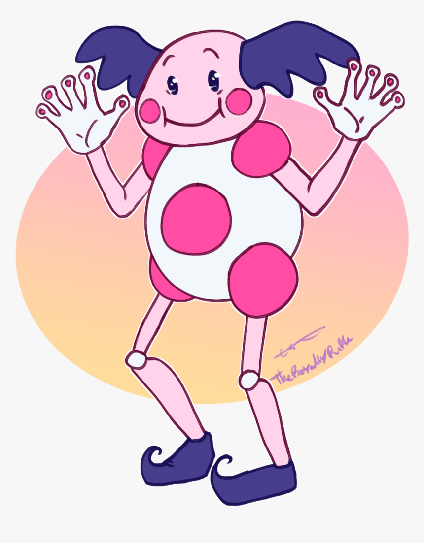 Mr Mime - Cartoon, HD Png Download , Transparent Png Image - PNGitem