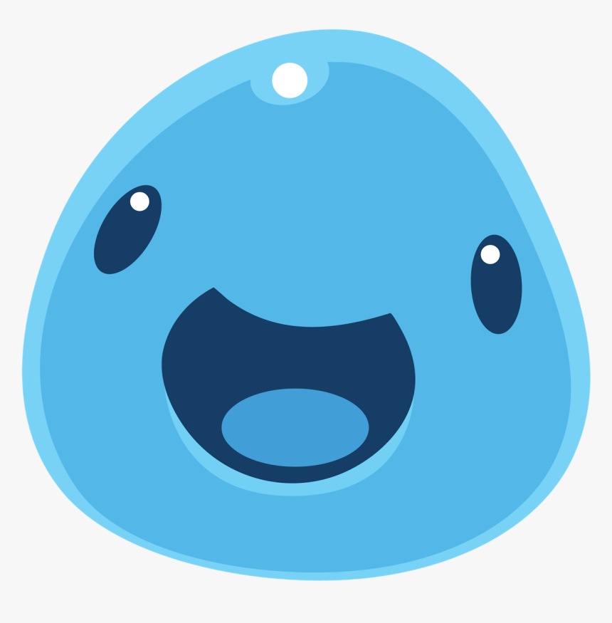 Slime Rancher Atomega Zooming Secretary - Blue Slime Video Game, HD Png ...