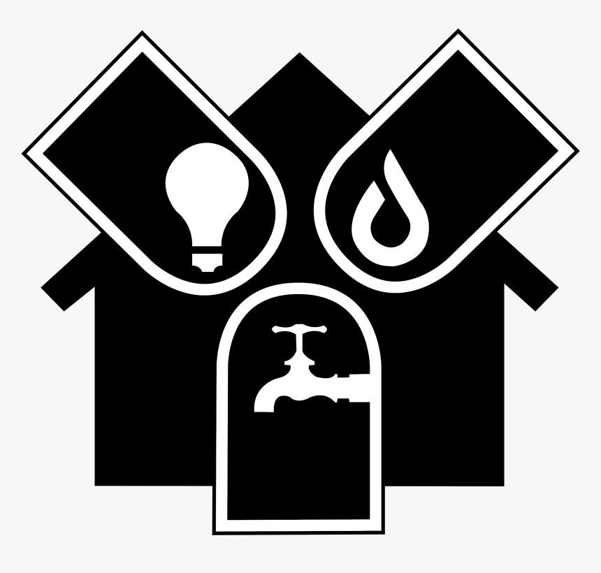 Electricity Computer Icons Gas Water Download - Electricity Gas And ...