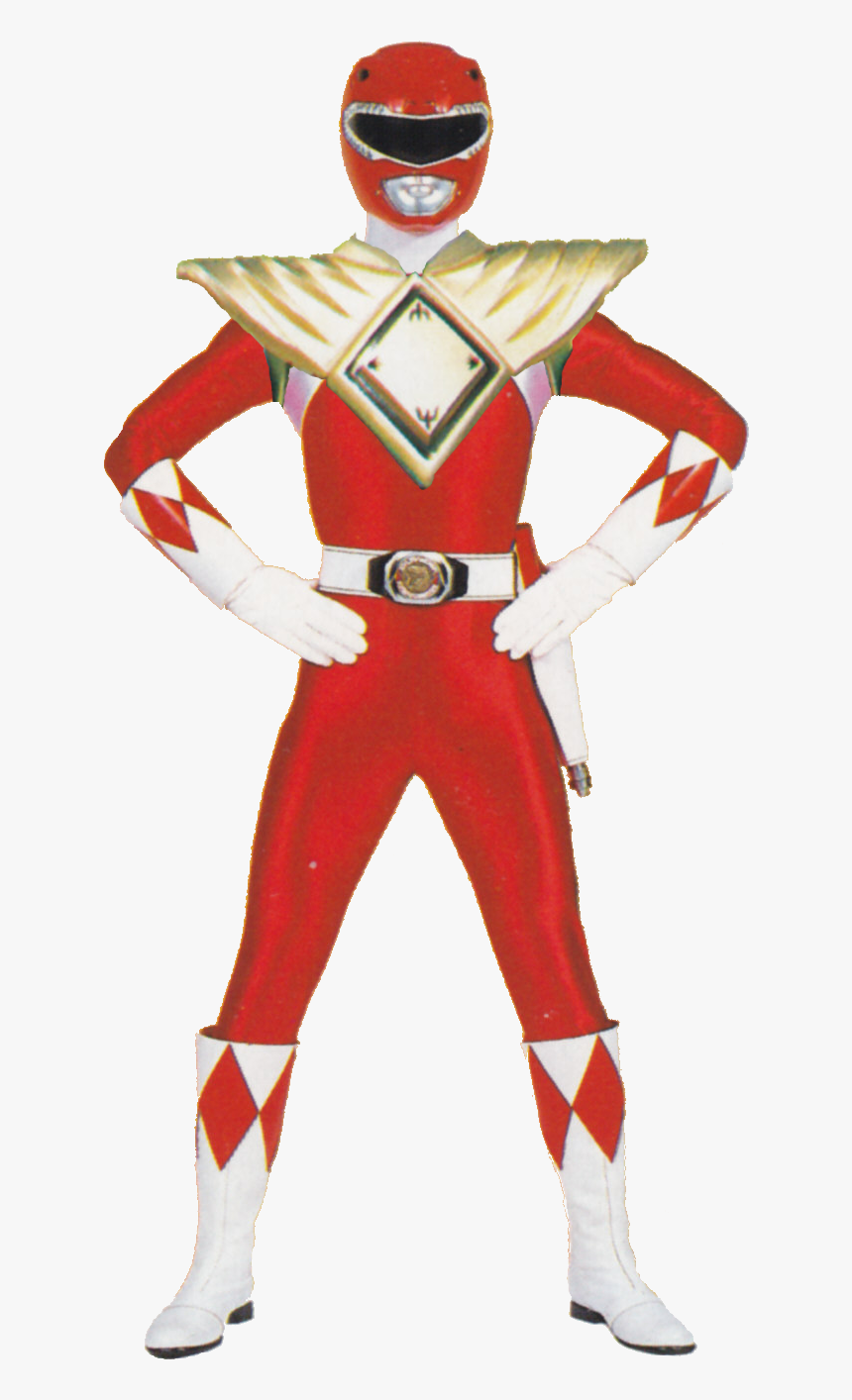 Power Rangers Red Power Ranger Costume Clipart , Png - Mighty Morphin Red Ranger Png ...